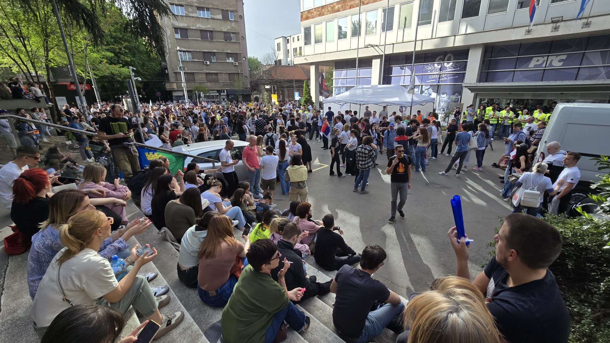 RTS filed a criminal complaint for blocking its facilities - Vreme