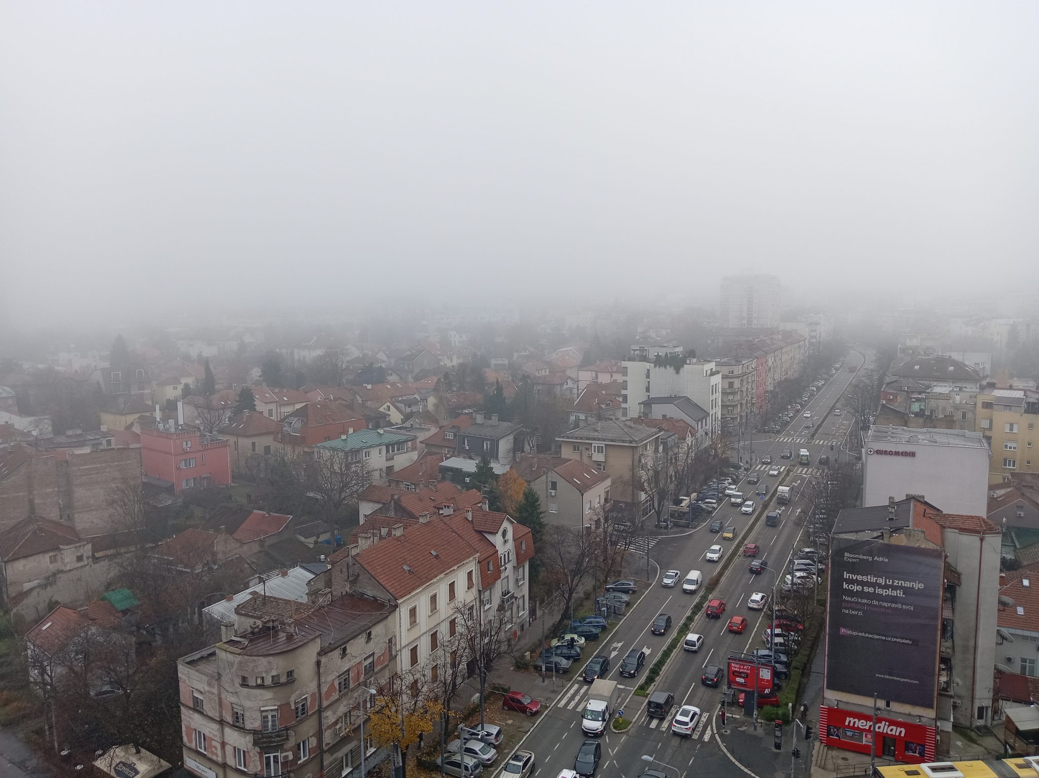 Morning air pollution in Serbia: Fog that burns the eyes - Weather