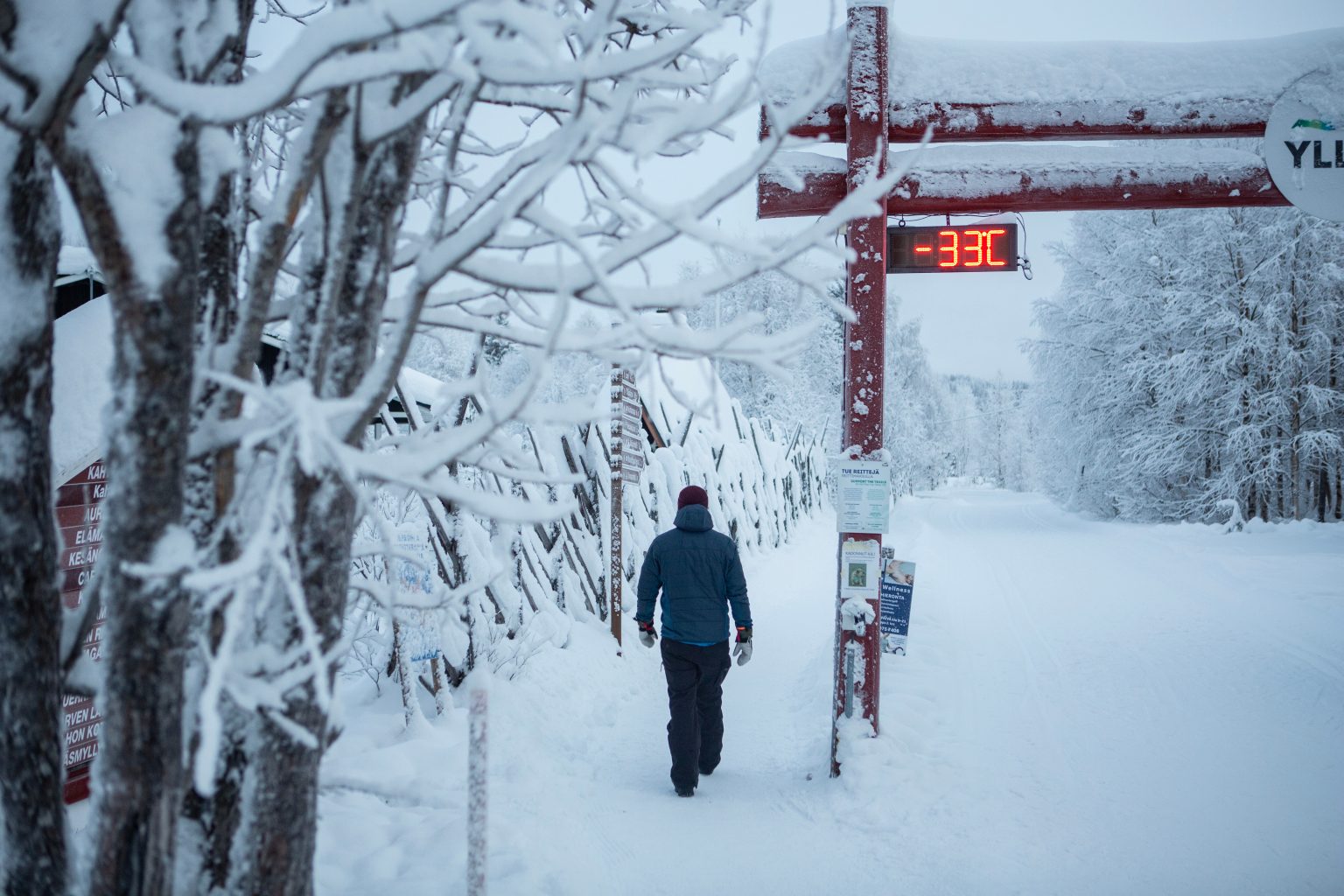 Icy and near Santa Claus: Temperature -39, canceled flights - Weather